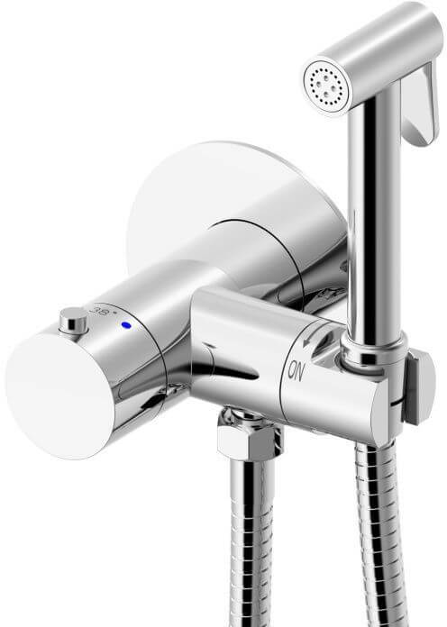 Гигиенический душ Allen Brau Thermo Rund 5.60001-00 хром купить в Москве.