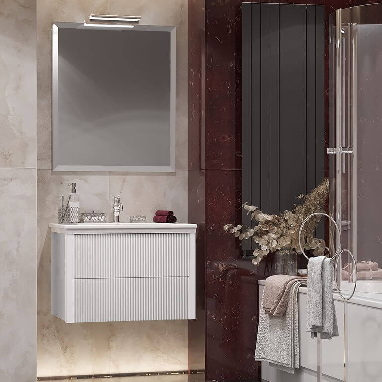 Комплект мебели Opadiris Рубинно 80 Белый купить в Москве.