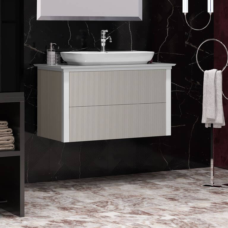 Тумба под раковину Opadiris Рубинно 90 Серый 00-00005943 купить в Москве.